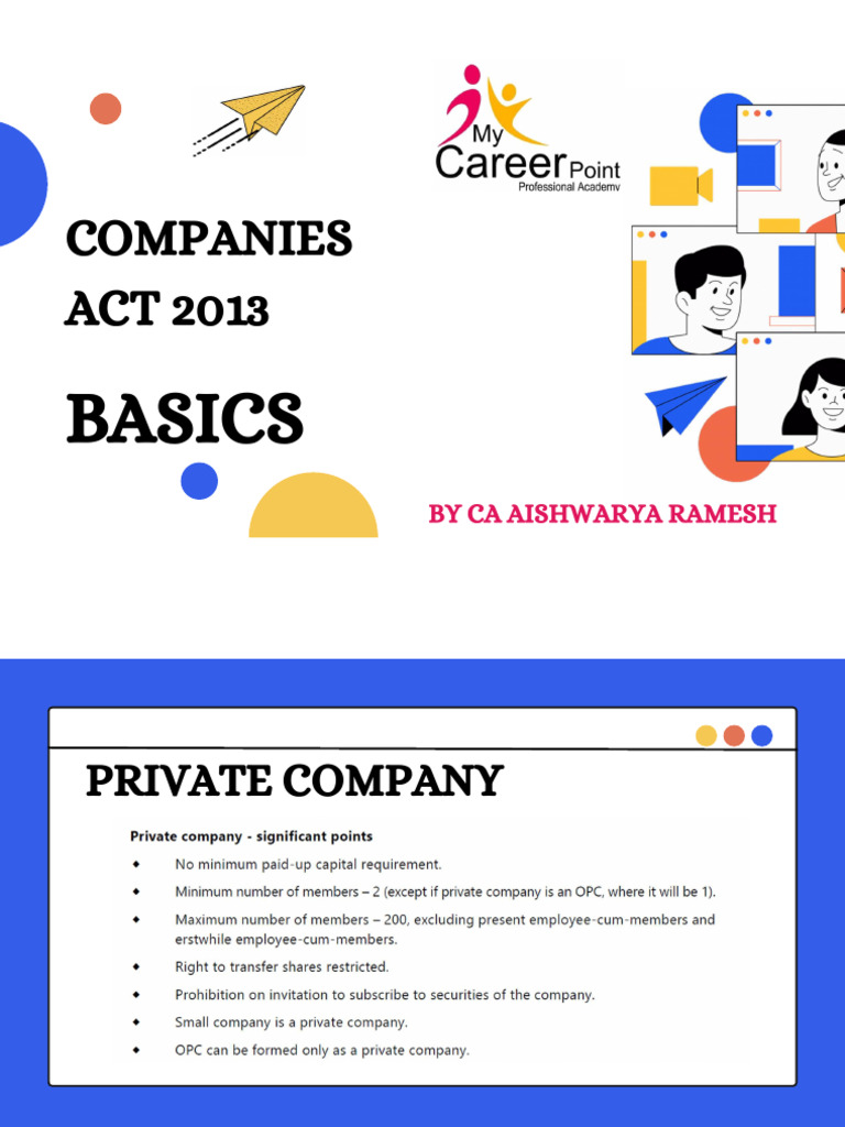 Companies Act | PDF