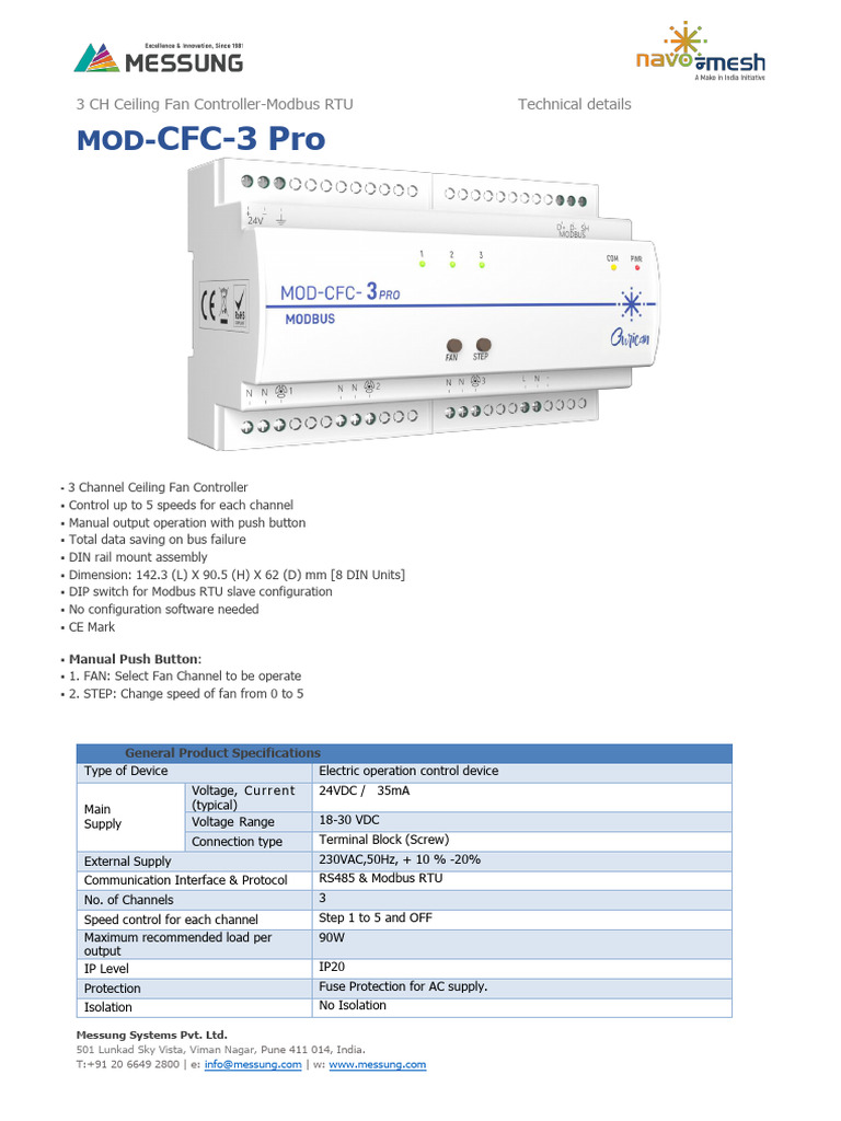 mod-cfc-3pro | PDF | Alternating Current | Mains Electricity
