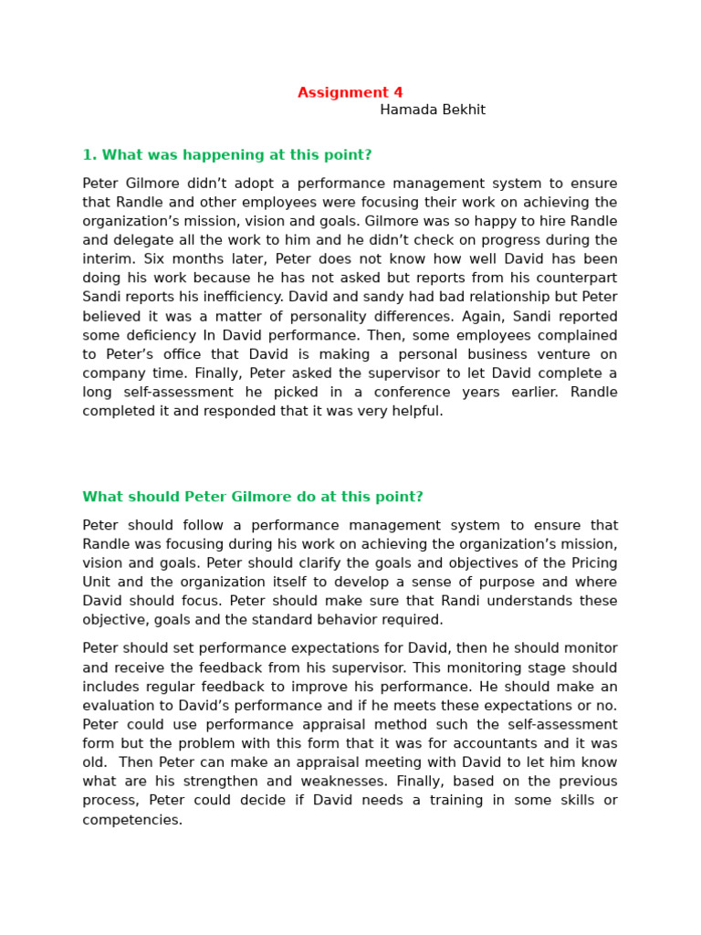 Assignment 4 Hamada Bekhit | PDF