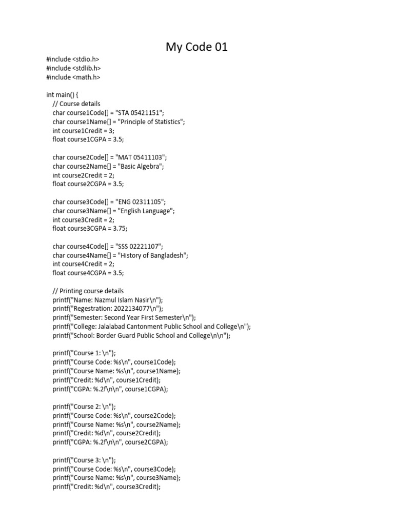 My Code 01, My code 02, AET SAU | PDF | Variance | Statistical Theory