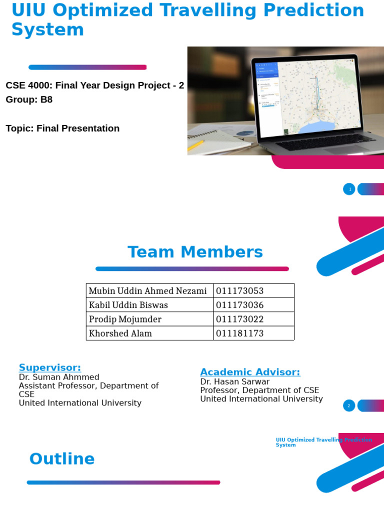 UIU Optimized Travelling Prediction System (Final) | PDF | Regression ...