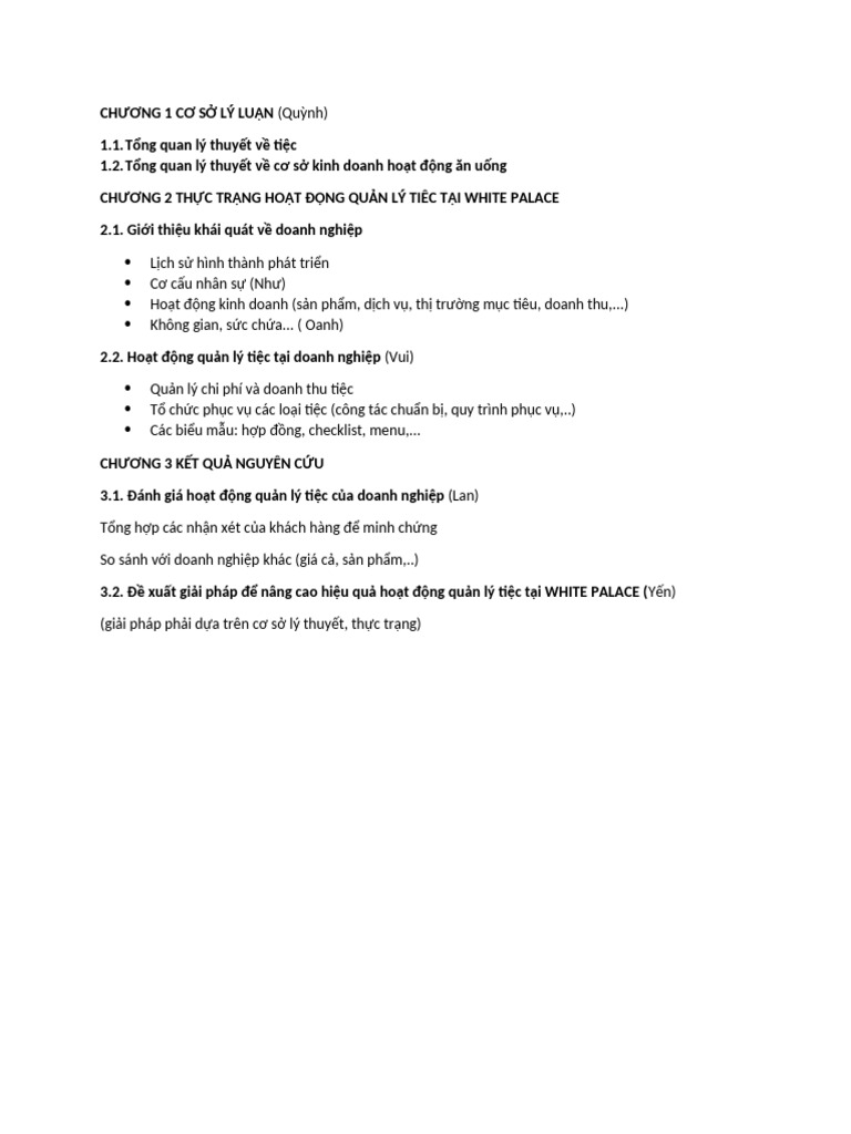 Thuyêt Trinh QTT | PDF