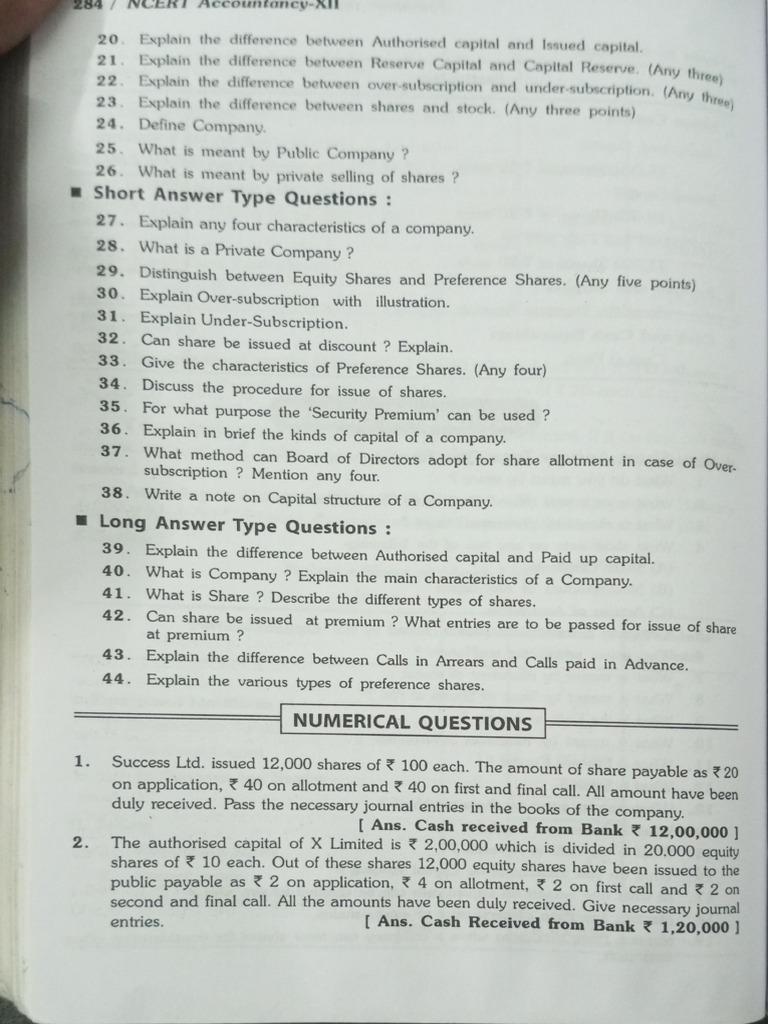 Issue of Shares. Vivek Rathi | PDF