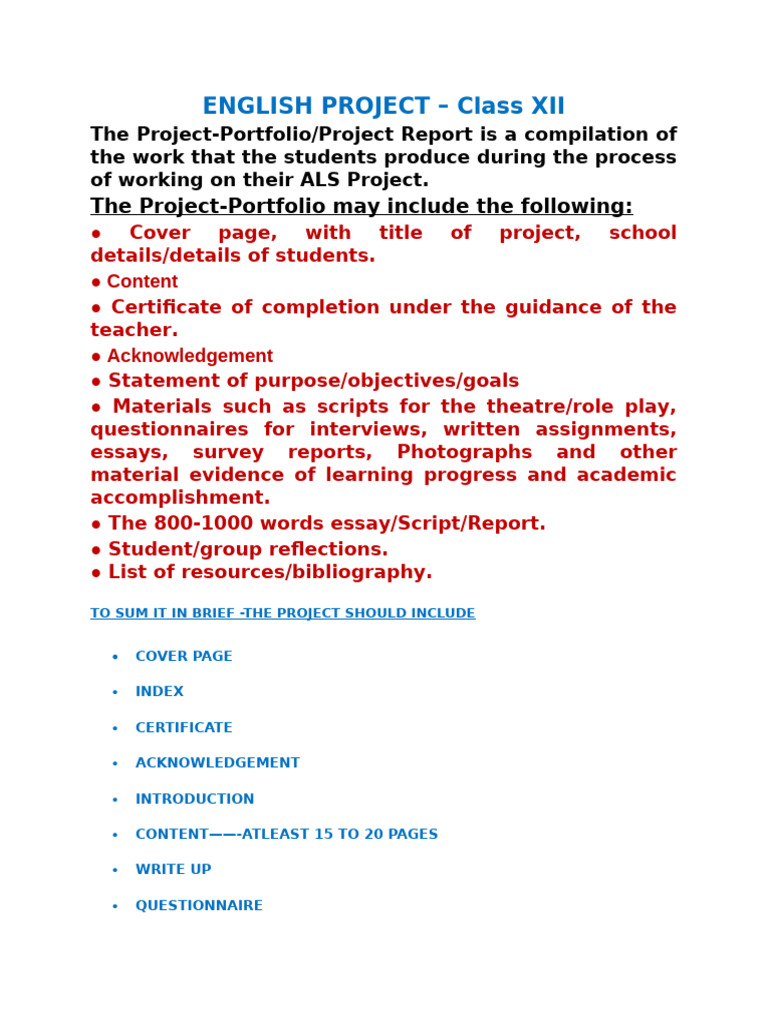 English Project - Class Xii (2024-2025) | PDF | Psychological ...