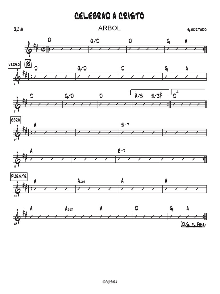 CELEBRAD A CRISTO - Guitar | PDF