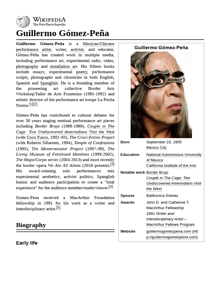 Guillermo_Gómez-Peña | PDF