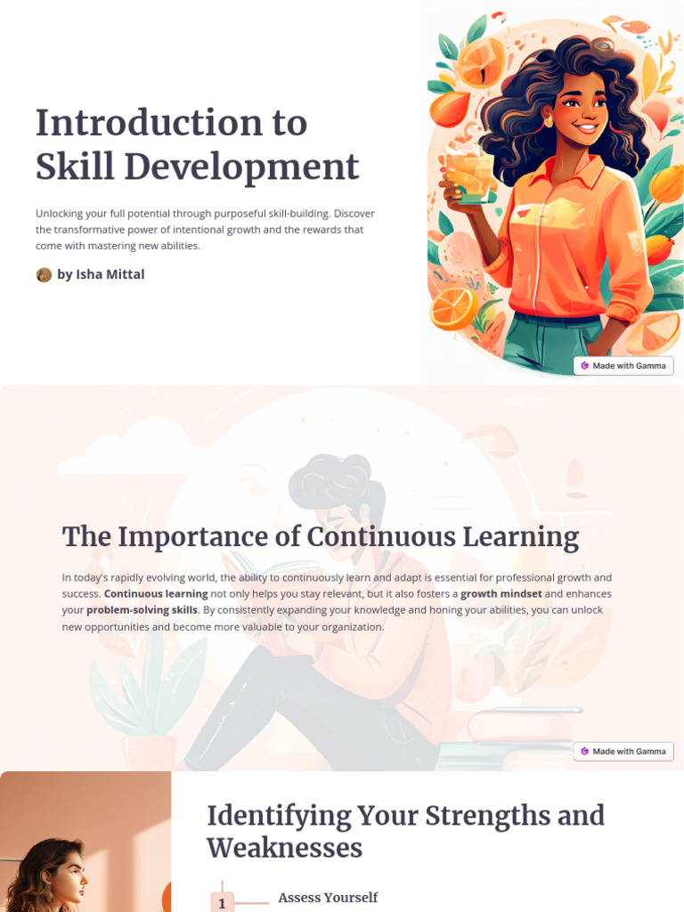 Introduction To Skill Development | PDF | Mentorship | Mindset