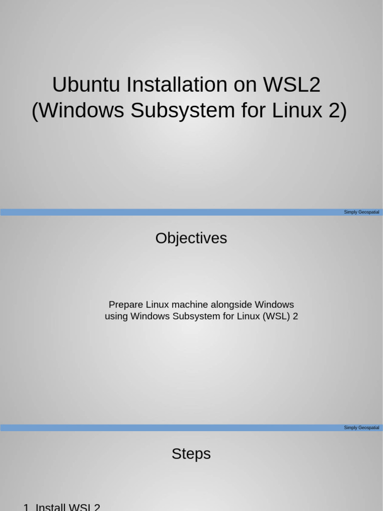 02 Install Ubuntu On wsl2 | PDF