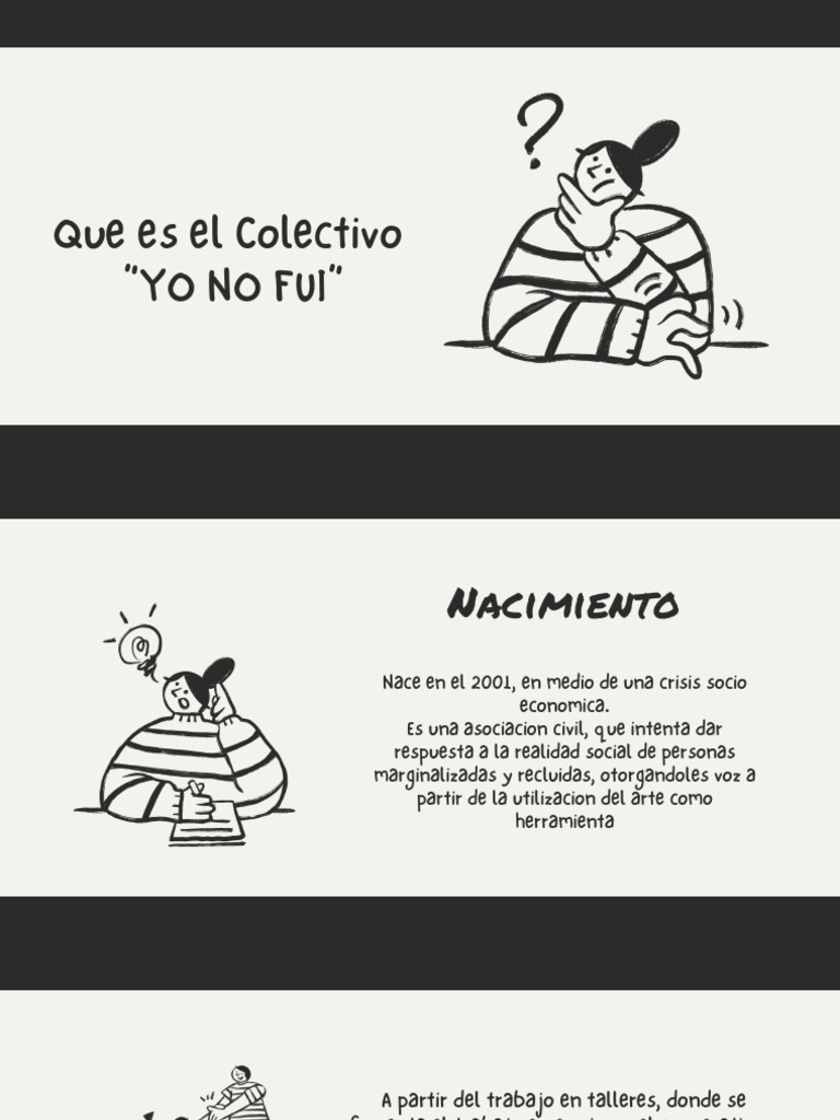 Colectivo "YO NO FUI": Arte y Justicia Social | PDF