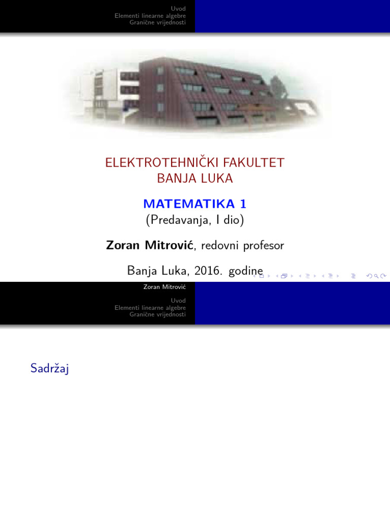 Mat1 Slides1 | PDF