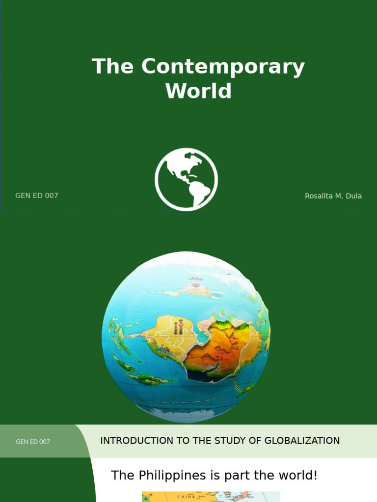 1 Introduction To The Study of Globalization | PDF | Globalization ...