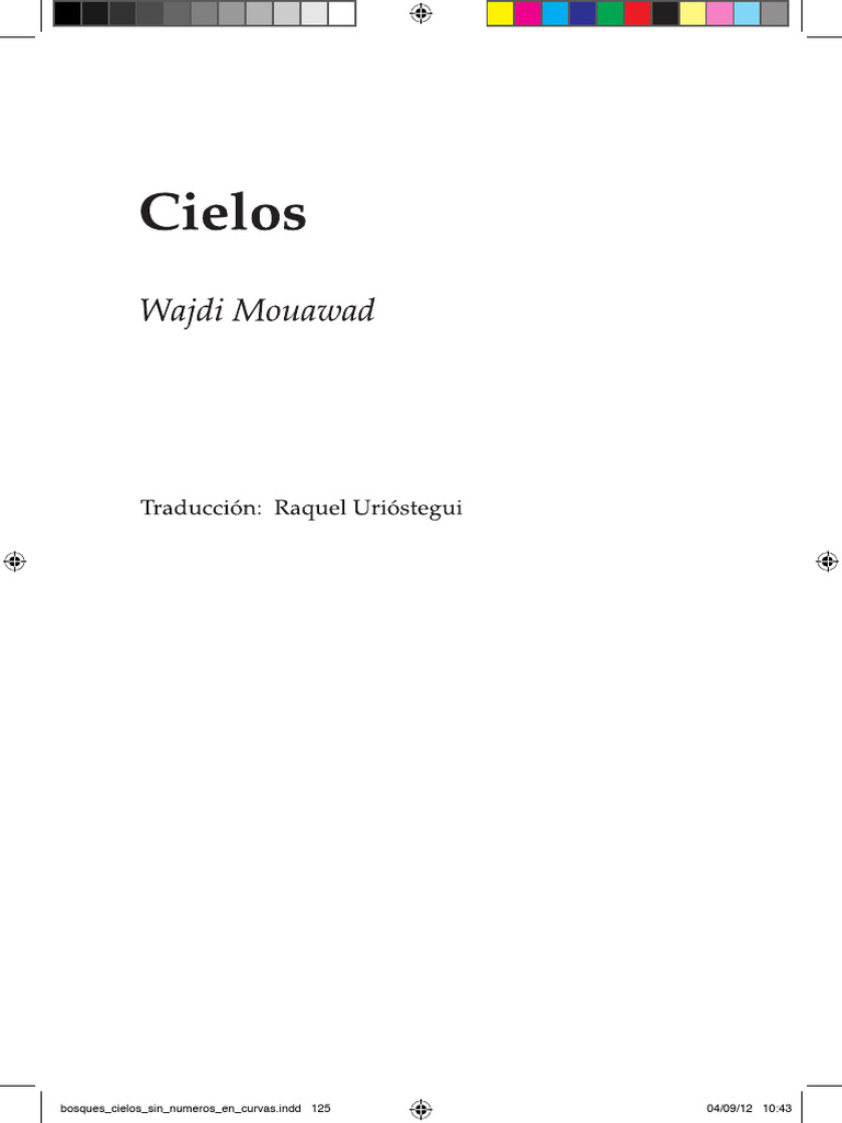 Mouawad Wajdi Cielos | PDF