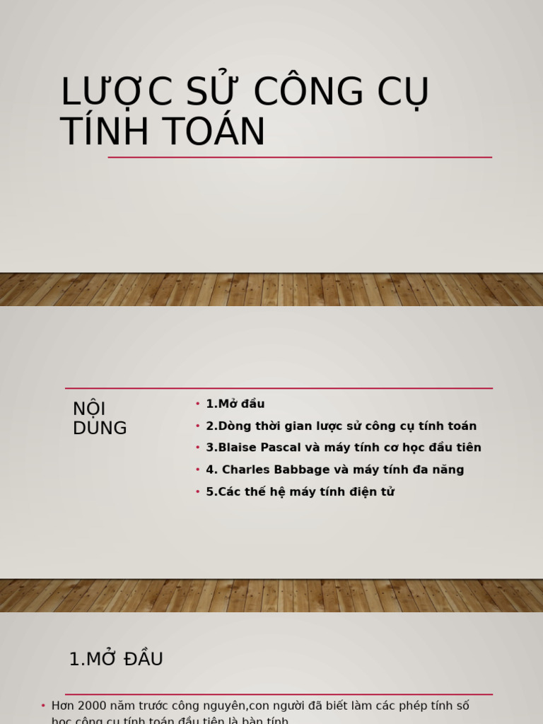 1 Luoc Su Cong Cu Tinh Toan - 26092023 | PDF