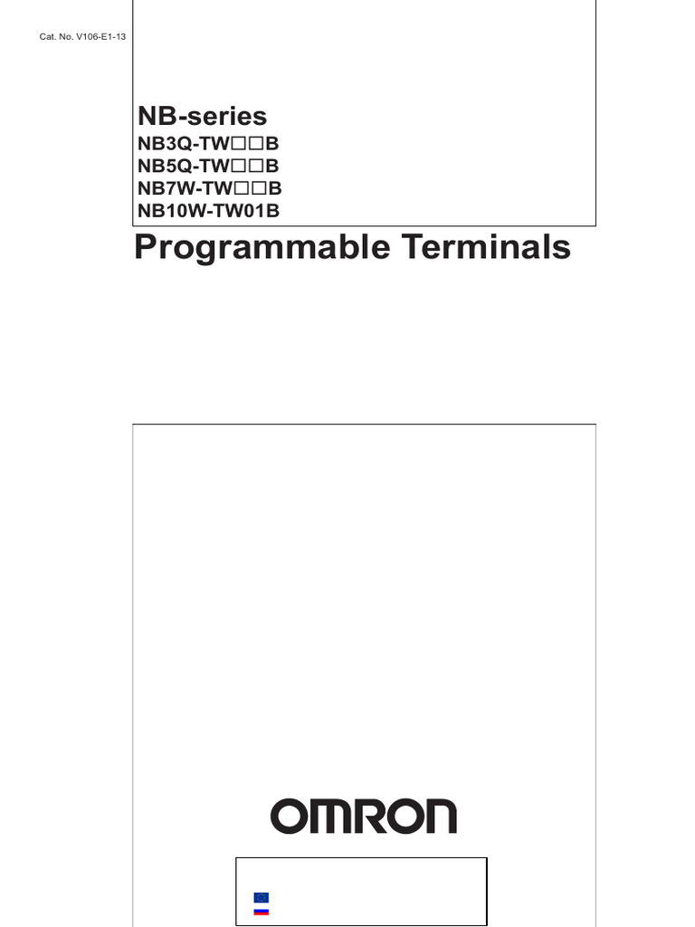 V106-E1-13+NB Series NB-Designer Operation Manual | PDF | Programmable ...