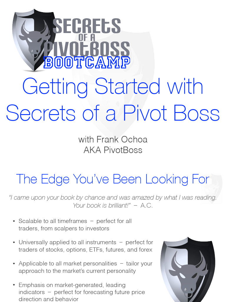 SPB-Bootcamp-Getting-Started-with-Secrets-of-a-Pivot-Boss | PDF | Auction | Market Trend