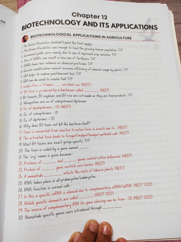 Biotechnology and Its Application | PDF | Rna | Biology
