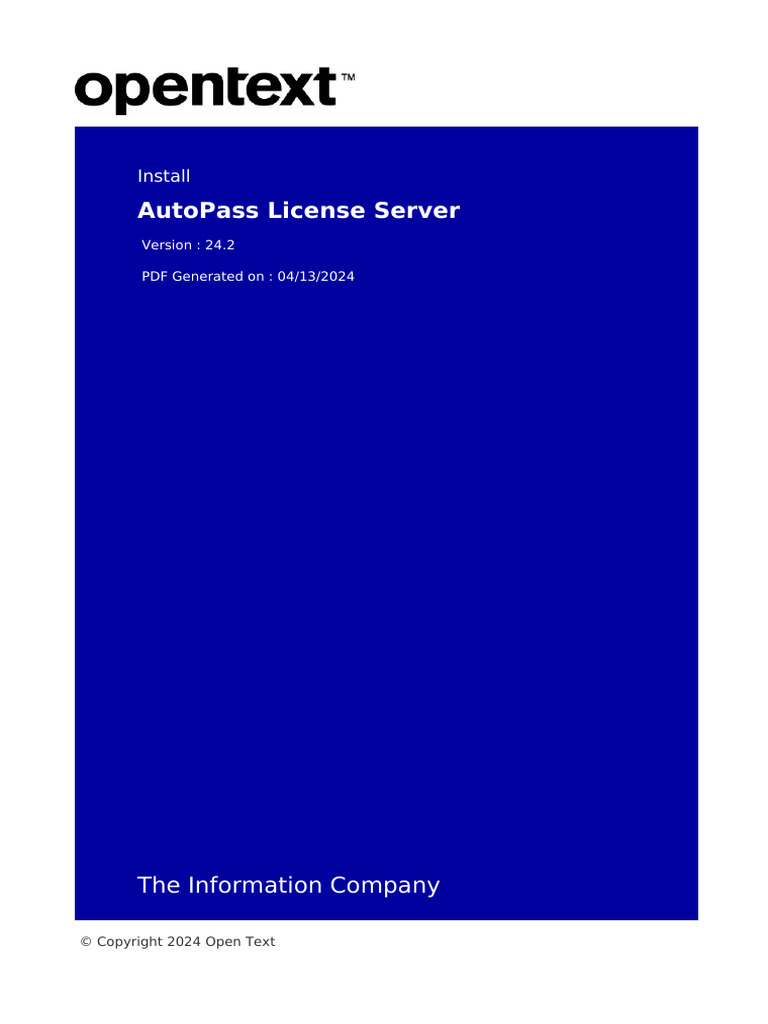 AutoPass Install Section | PDF | Installation (Computer Programs) | Command Line Interface