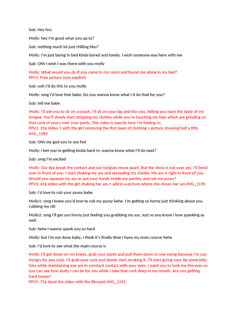 Bedroom Script | PDF