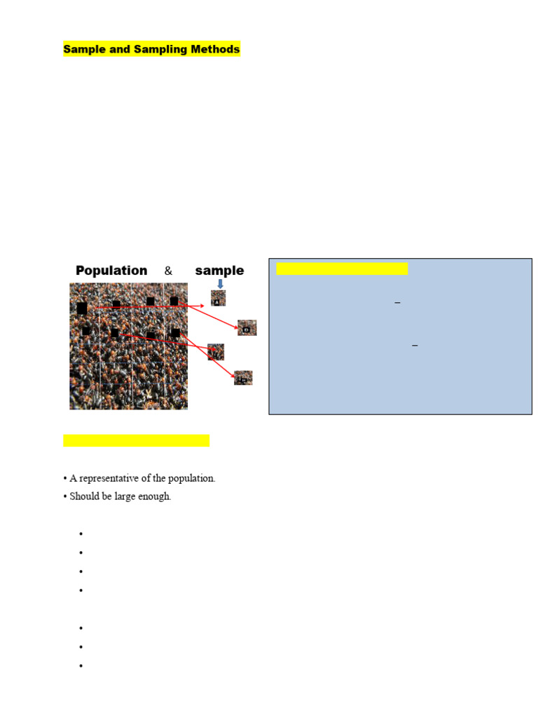 Sample and Sampling Methods-22 (1) | PDF | Sampling (Statistics) | Sample Size Determination