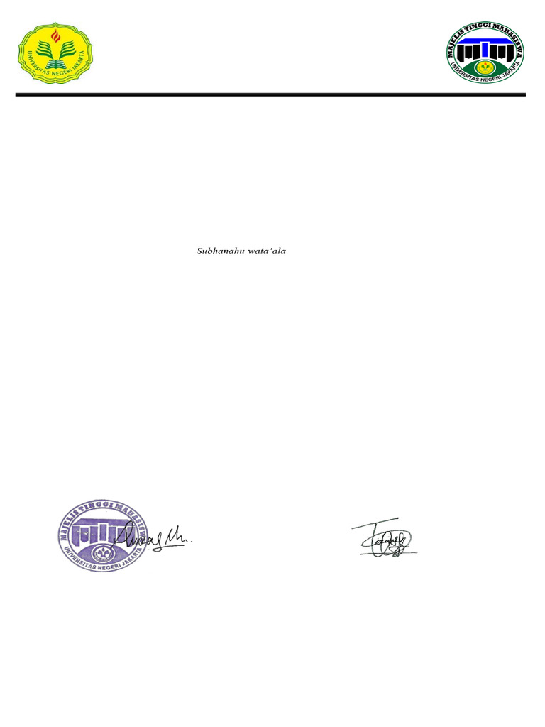 016 - Surat Undangan Dilan Lembaga Legislatif UNJ (1) | PDF