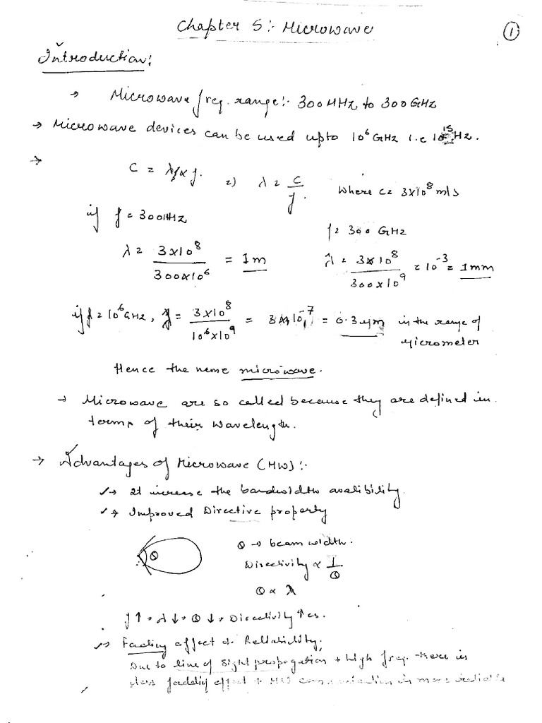 Chapter 5 Microwave Module | PDF