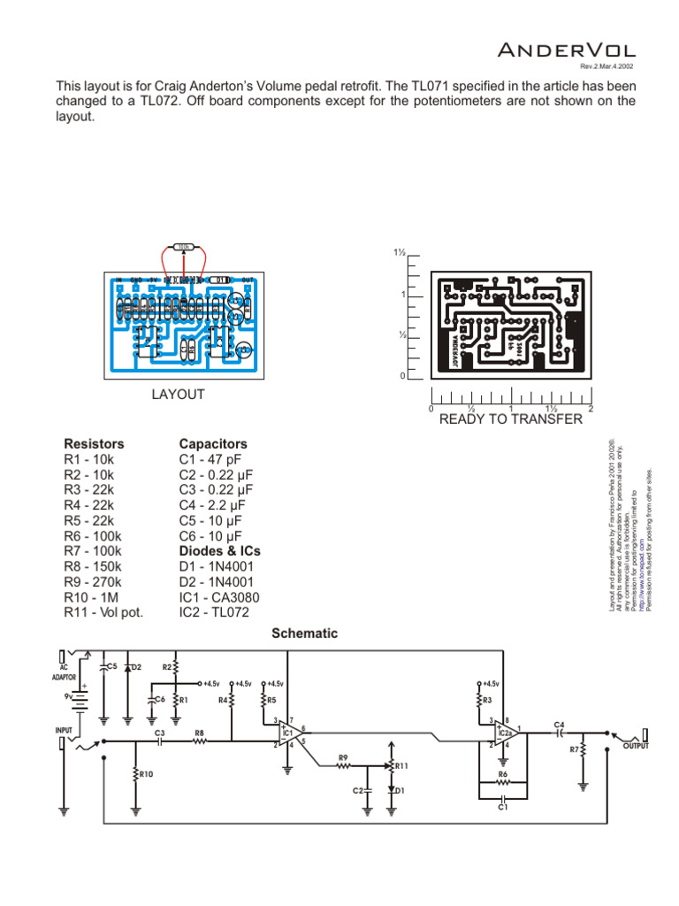 tonepad_andertonvolumeretrofit | PDF | Electrical Engineering | Electricity