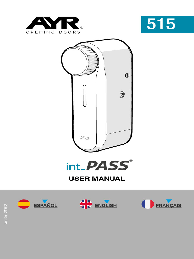 MANUAL int-PASS 515 | PDF | Tornillo | Bluetooth