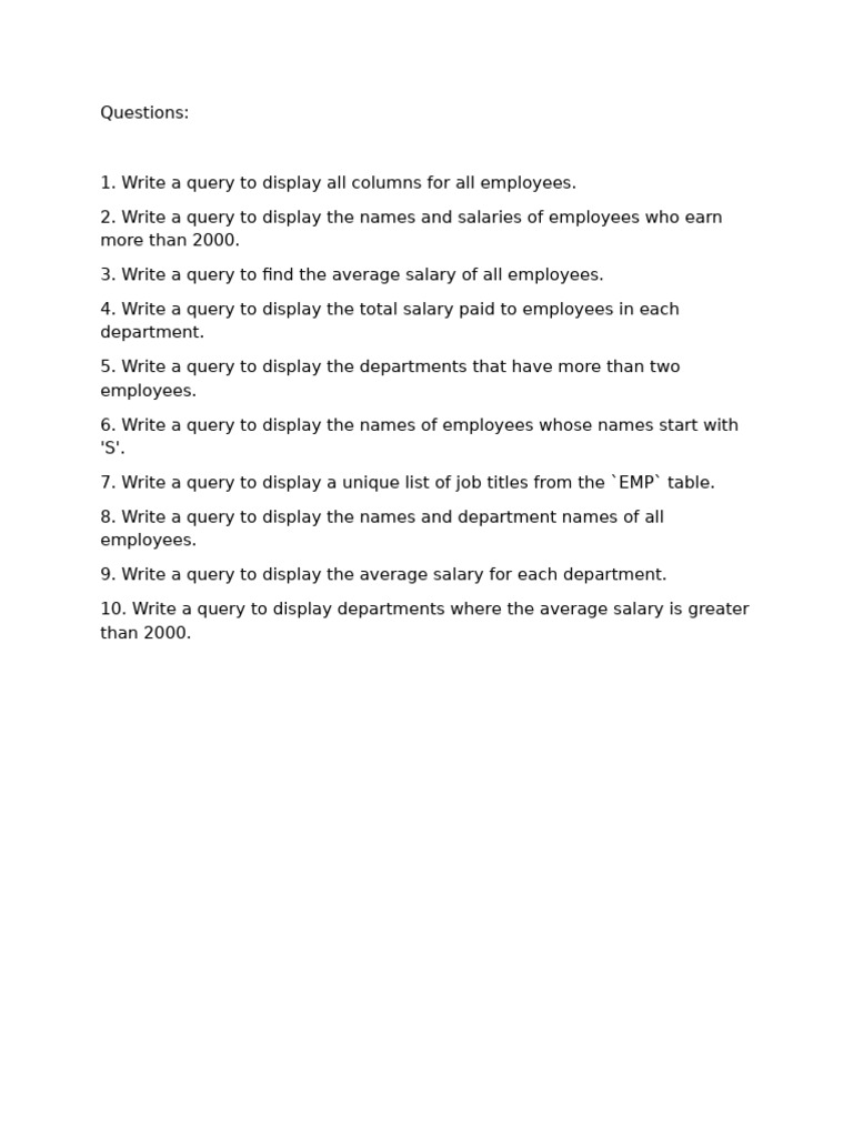 Practice Questions | PDF Practice Questions | PDF