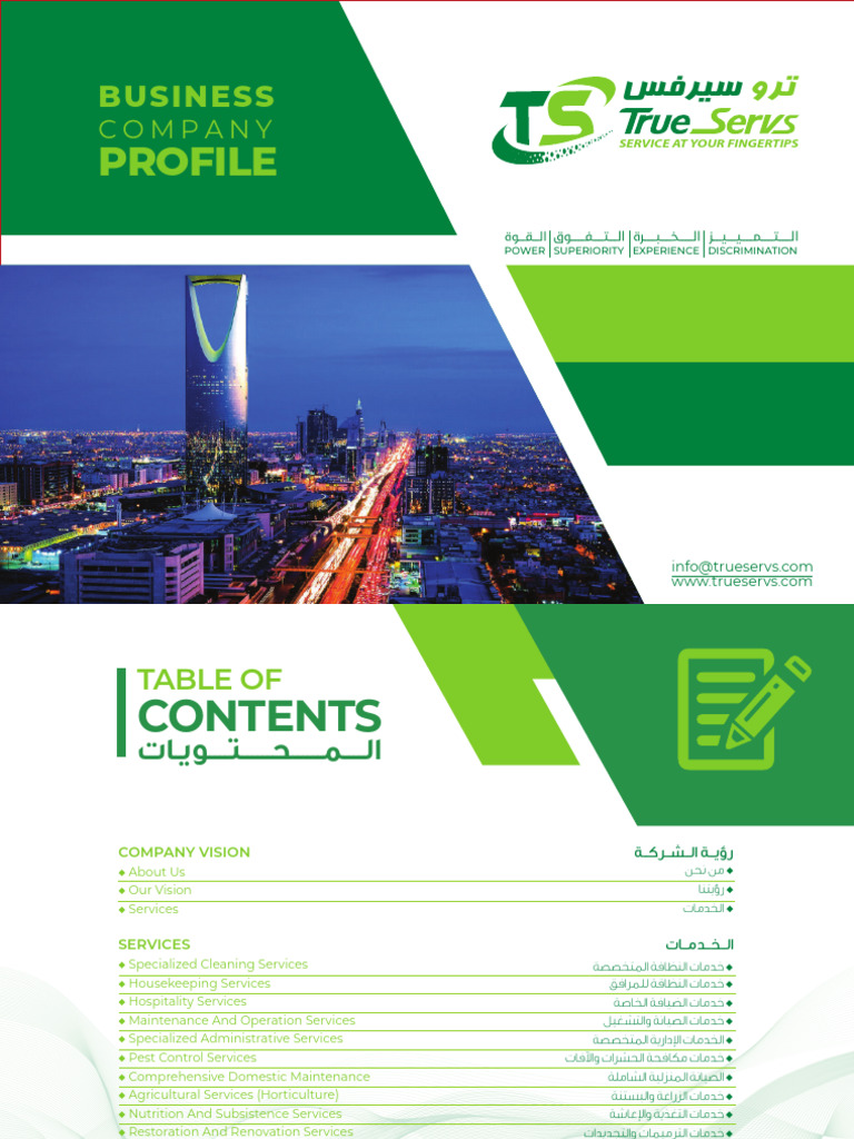 Comprehensive Facility Services in Saudi Arabia | PDF