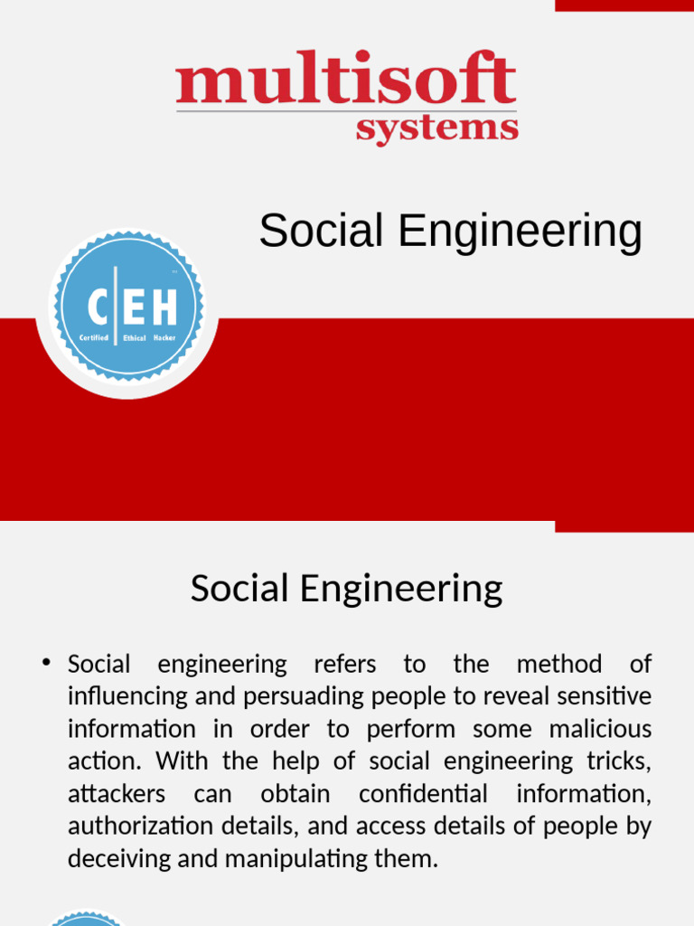 Understanding Social Engineering Attacks | PDF | Phishing | Malware