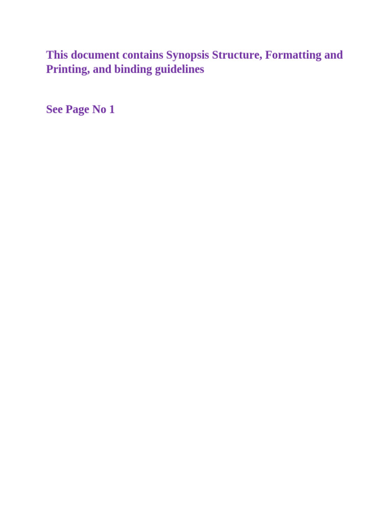 MCA Synopsis Format | PDF | Usability | Computer Programming MCA Synopsis Format | PDF | Usability | Computer Programming