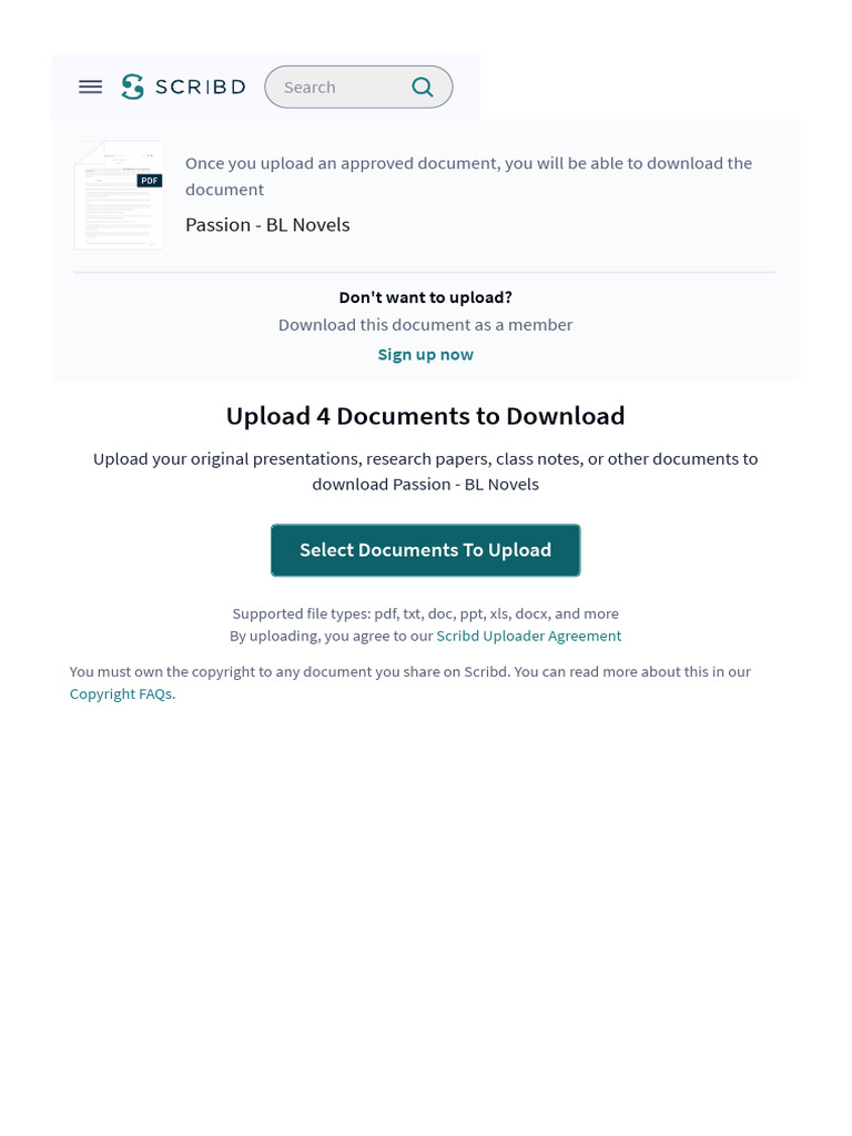Upload a Document | Scribd | PDF | Scribd | Digital Technology