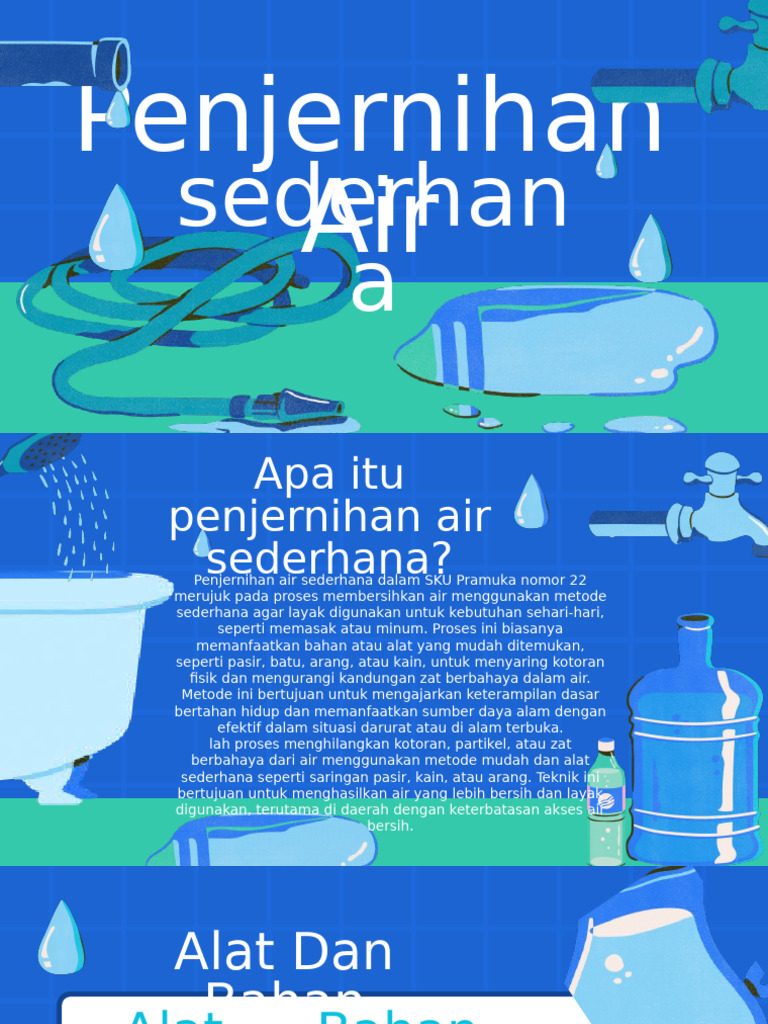 Materi Penjernihan Air Sederhana | PDF