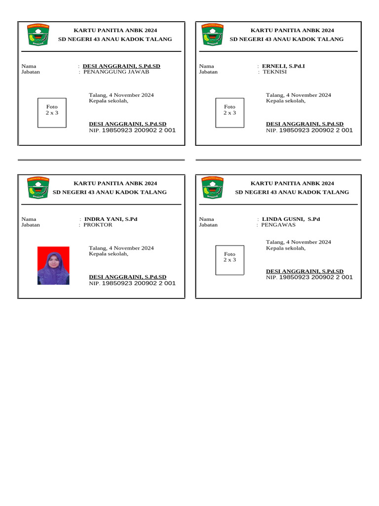 Contoh Kokarde Anbk 2023 | PDF