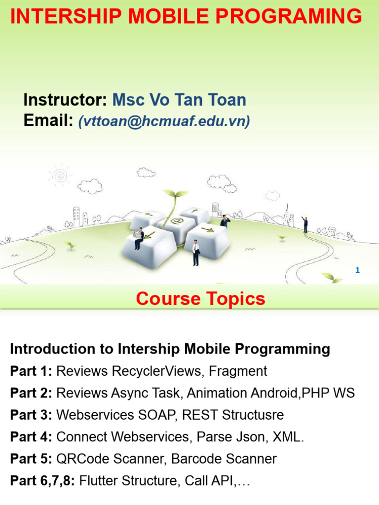 Part2 Inership Moblie Programming | PDF | Web Service | Software