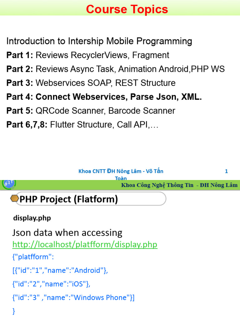 5. Part 4 Connect_Webservice.pptx | PDF | Web Service | Computer Science