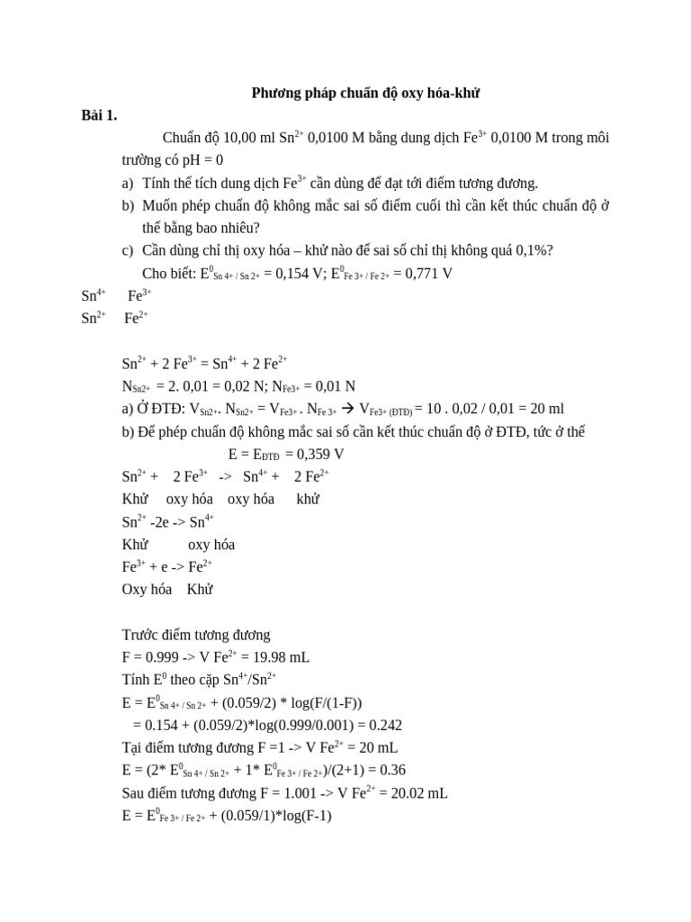 HPT - Bài tập về nhà chương 10 - Đáp án | PDF
