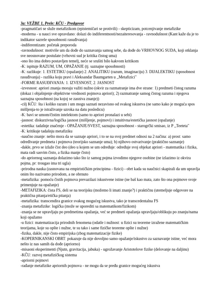 Prele, Vezbe 1 | PDF