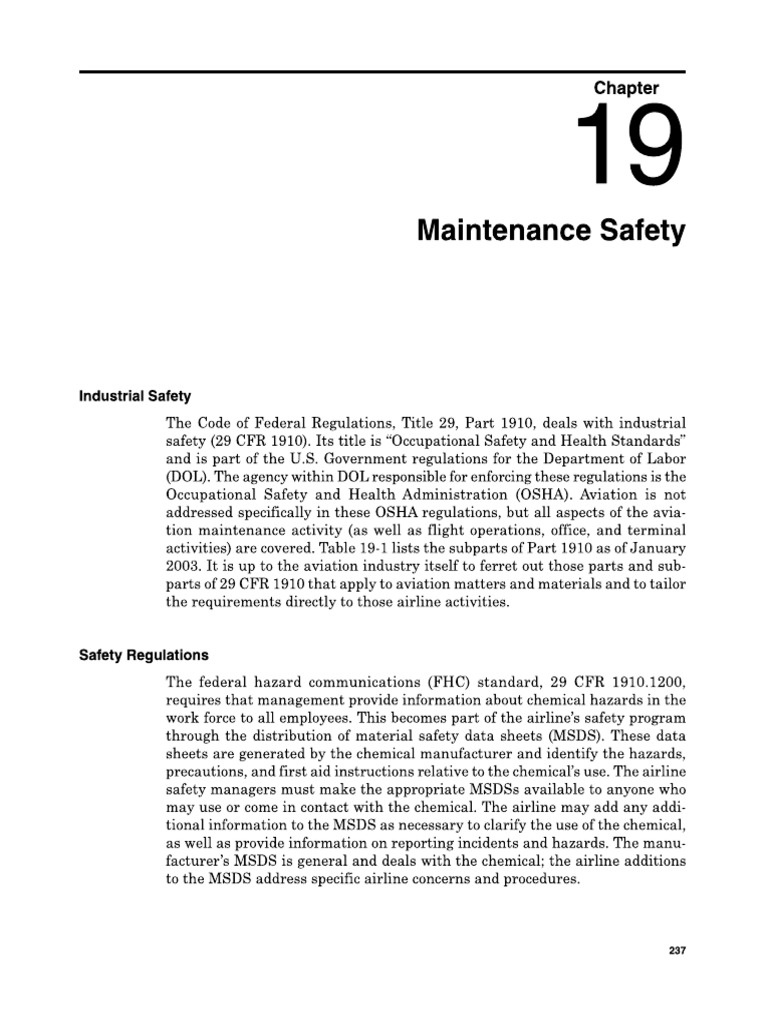 M5 Maintenence Safety | PDF