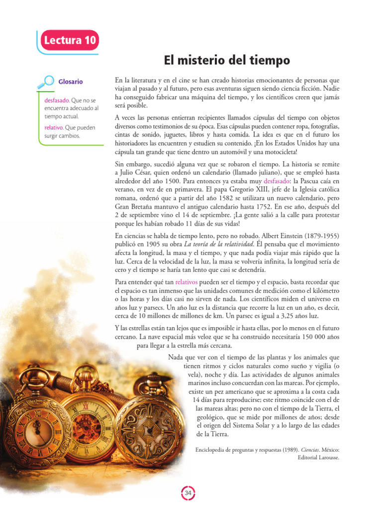 El Misterio Del Tiempo (2do de Secundaria9 | PDF | Estrellas