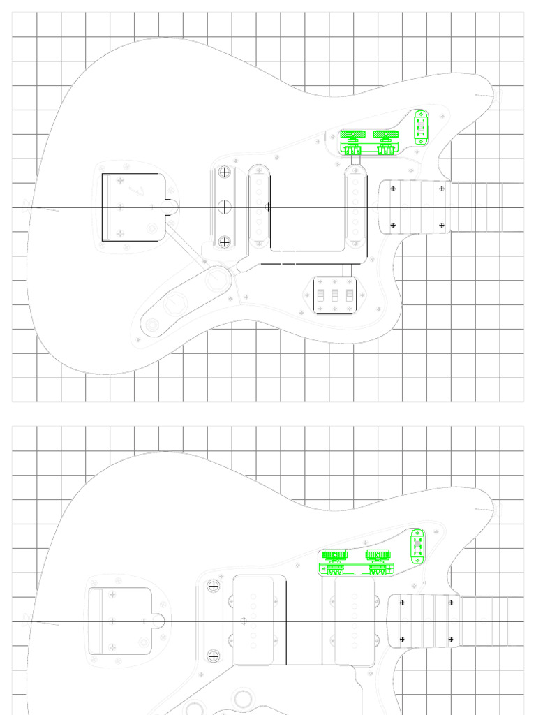 Fender Jaguar Jazzmaster Bodies Separated | PDF
