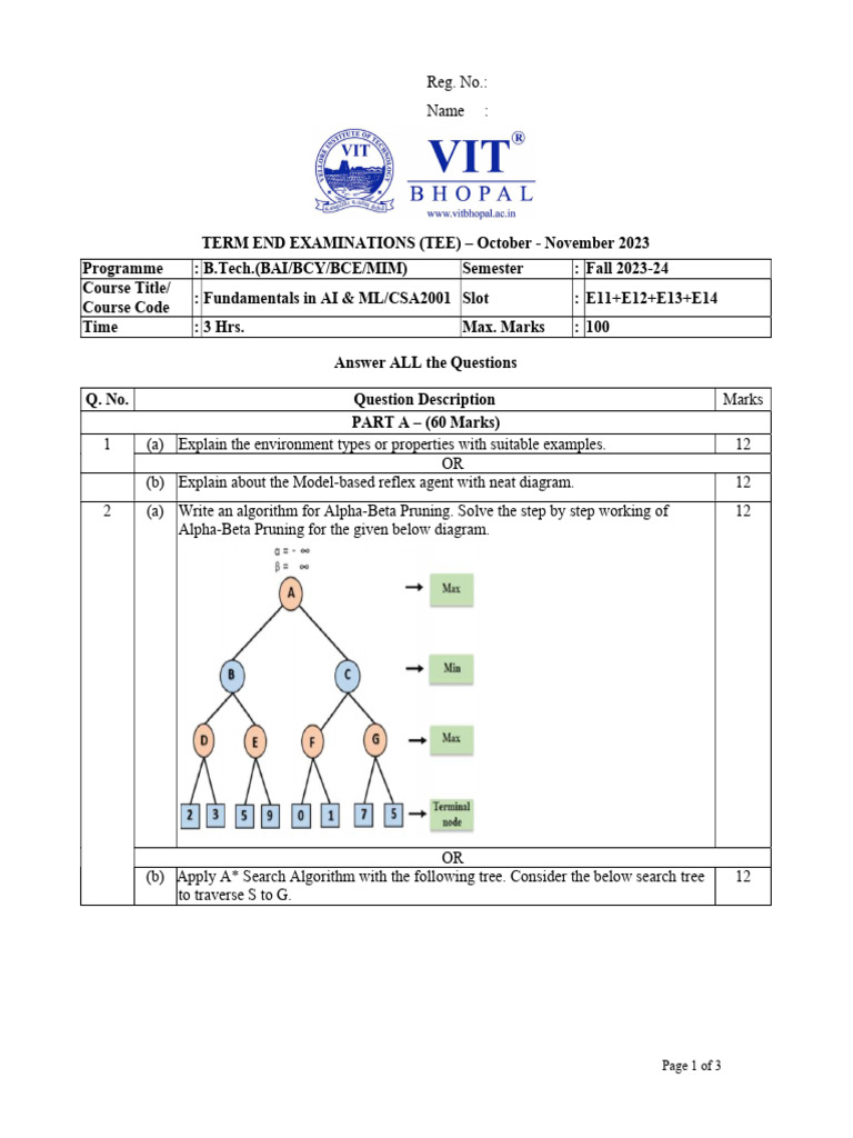 TEE_OFFLINE_FALL_NOV-2023 AIML | PDF | Algorithms | Machine Learning
