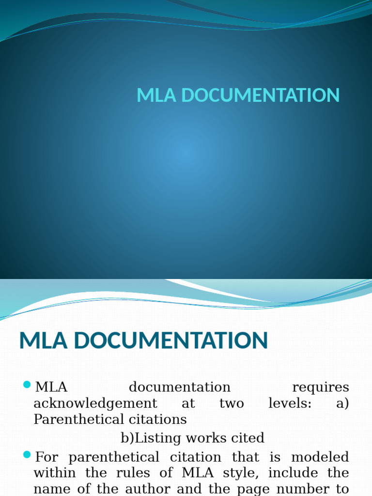 MLA Citation Guidelines Explained | PDF | Citation | Comma