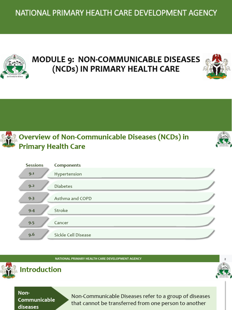 Non Communicable Diseases (NCDS) - Formatted v1 | PDF | Hypertension | Non Communicable Disease