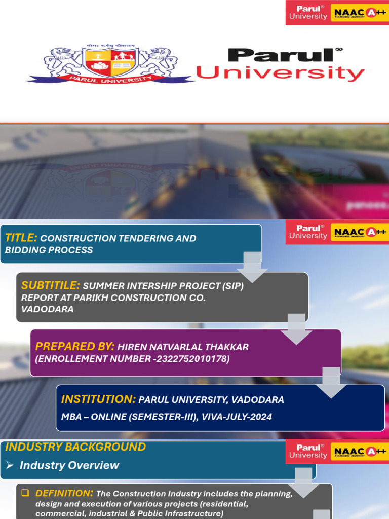 SIP Presentation | PDF | Risk | Project Management