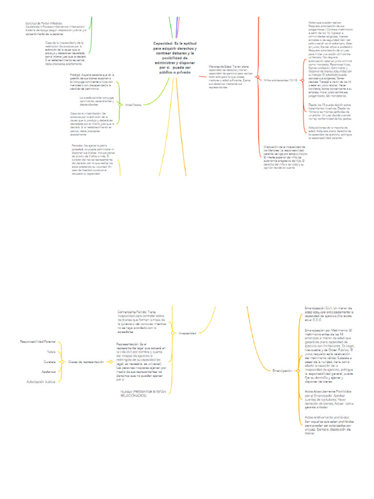 Mapa Mental Capacidad | PDF