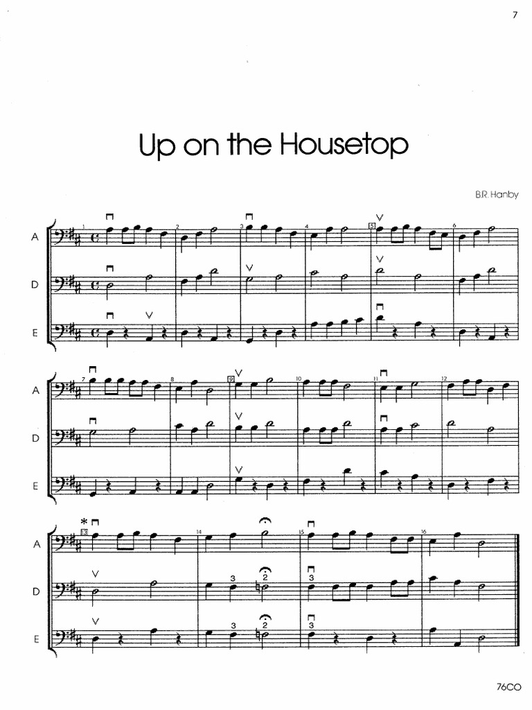 Up On The Housetop | PDF