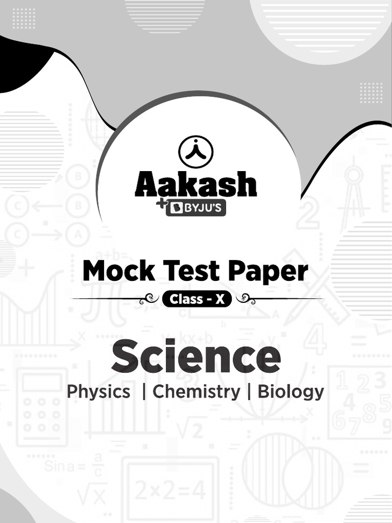 CBSE Mock Test(Class-10) - Science (QP) | PDF CBSE Mock Test(Class-10) - Science (QP) | PDF