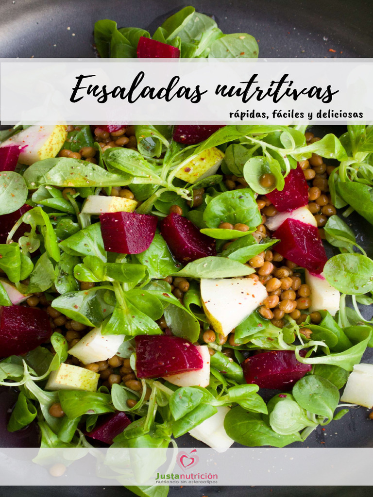 Ensaladas Nutritivas | PDF | ensalada | Alimentos