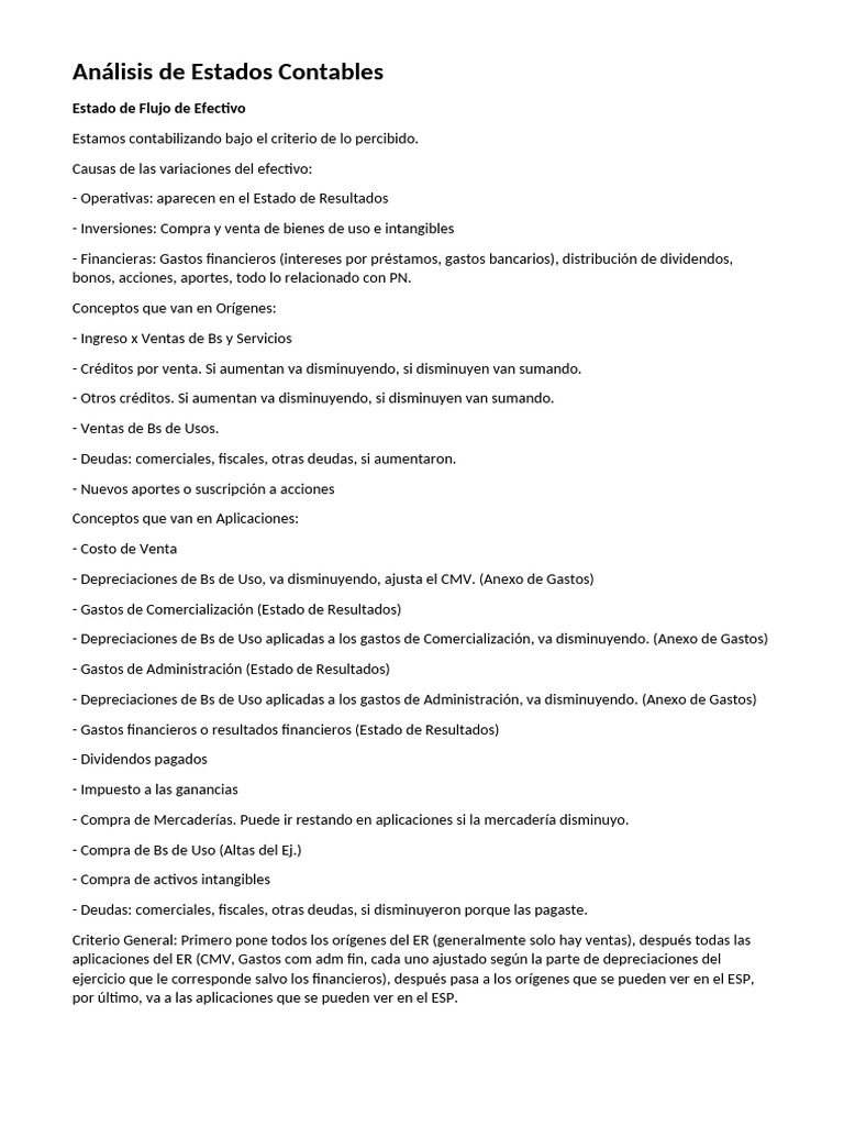 Análisis de Estados Contables | PDF | Estado de resultados | Deuda